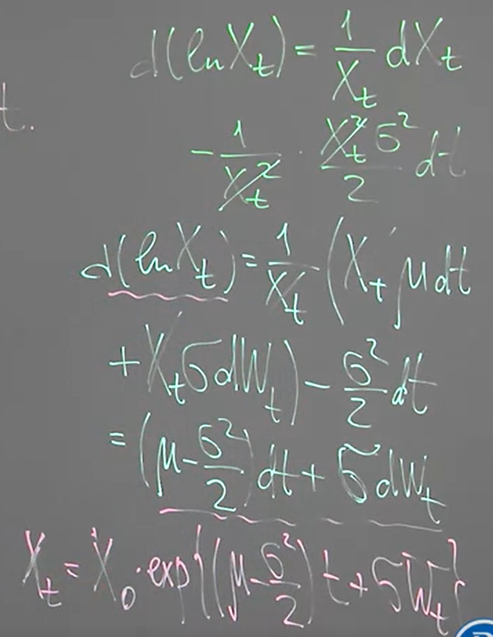 Stochastic Processes Week 7 Stochastic integration & Itô formula | 棒棒生